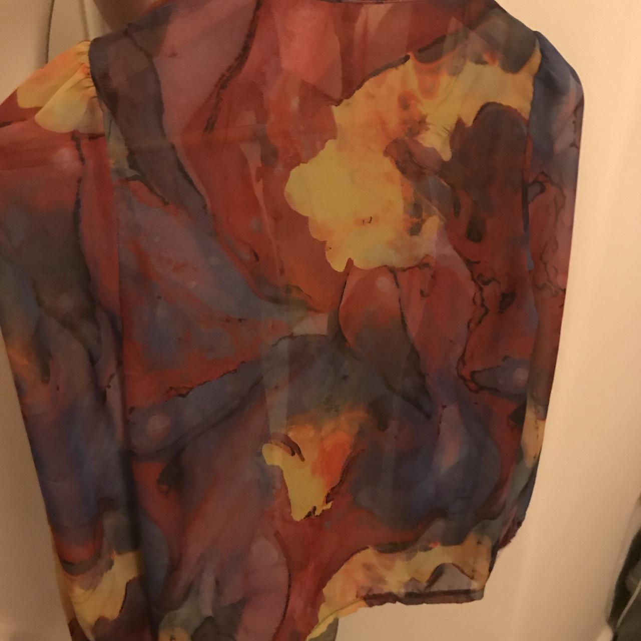 Vintage sheer blouse size 6-8. Paid £35 from a... - Depop