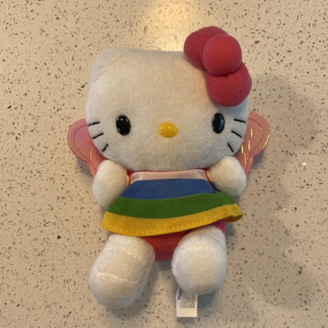 rainbow angel Hello Kitty plush... - Depop