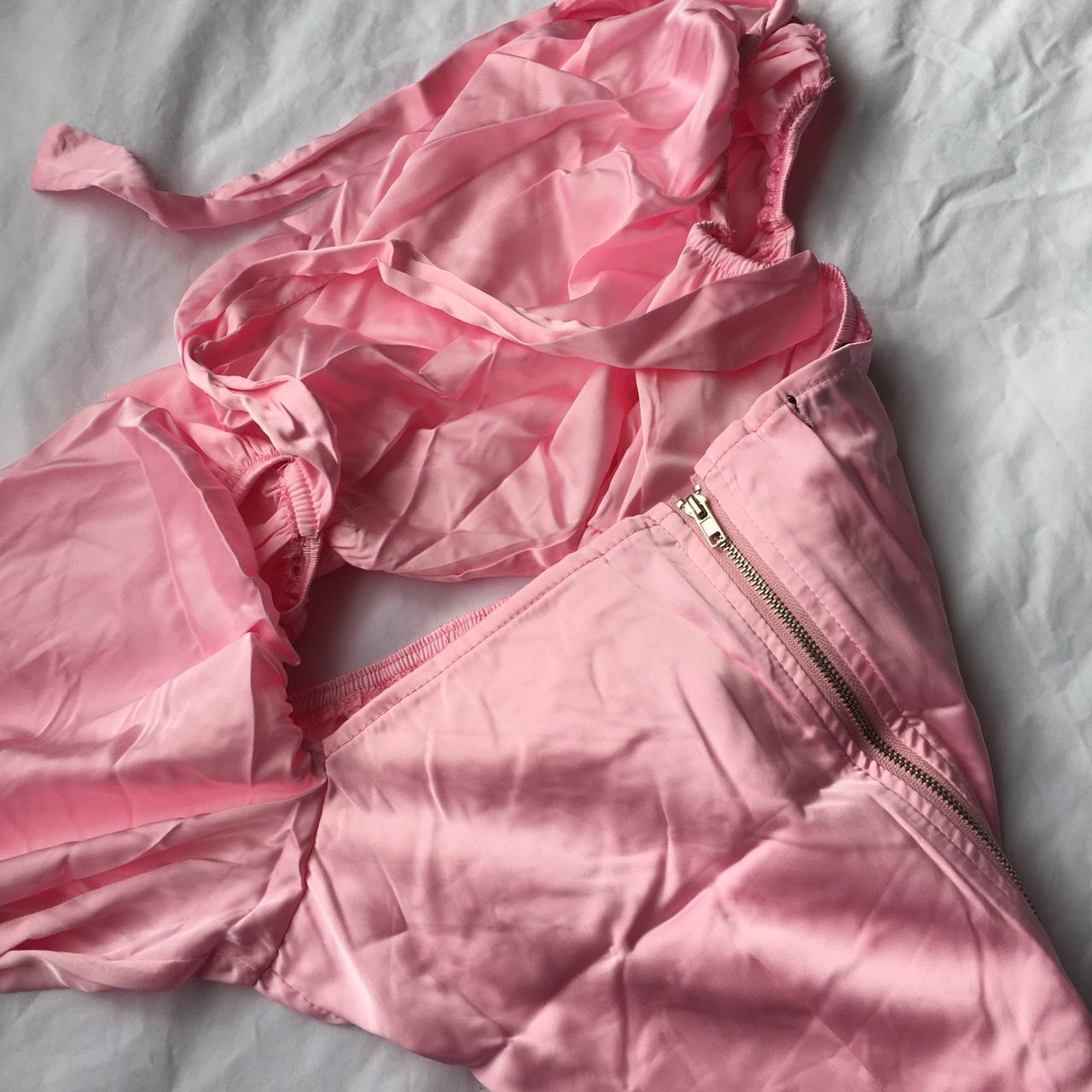 Pink crop top Brand new #trendy #kawaii #cute... - Depop