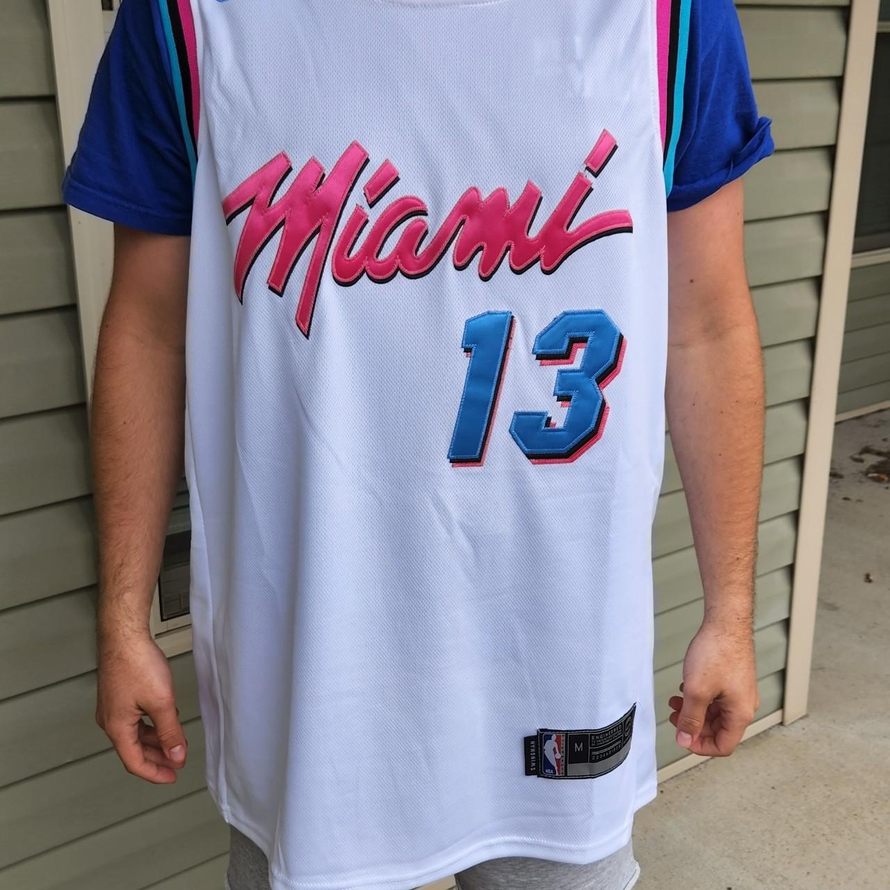 Bam Adebayo Miami Heat Vice Jersey. Says Medium,... - Depop