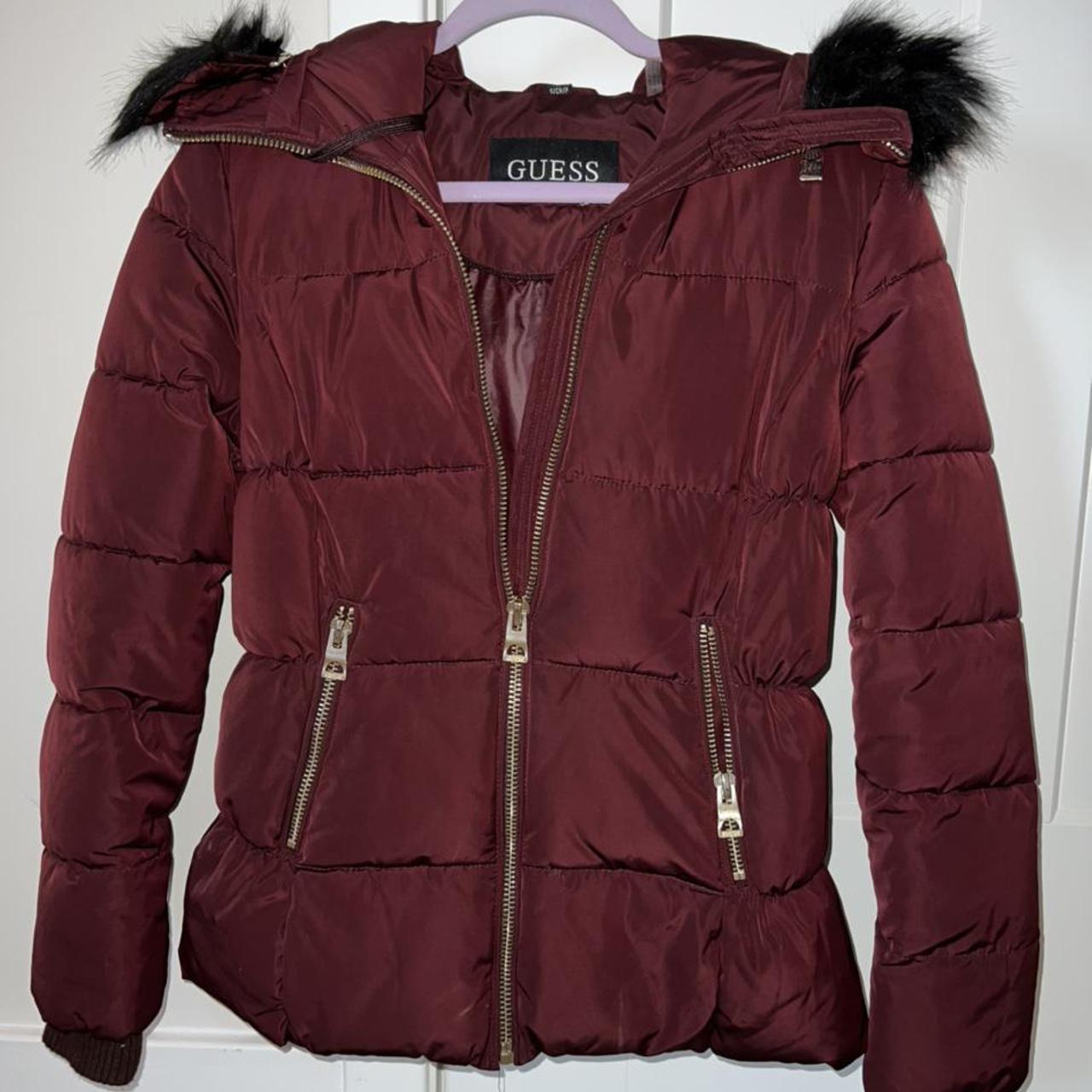 Guess Factory Women’s Puffer Coat & Jacket Color:... - Depop