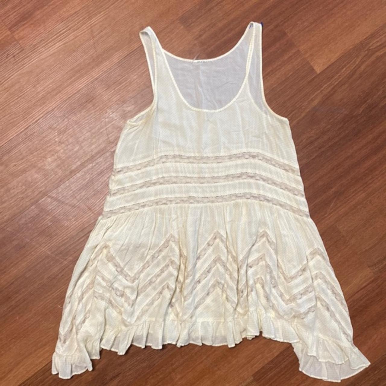 Free People Voile Slip Lace Dress A Free People... - Depop