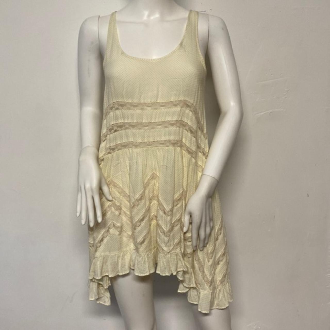 Free People Voile Slip Lace Dress A Free People... - Depop