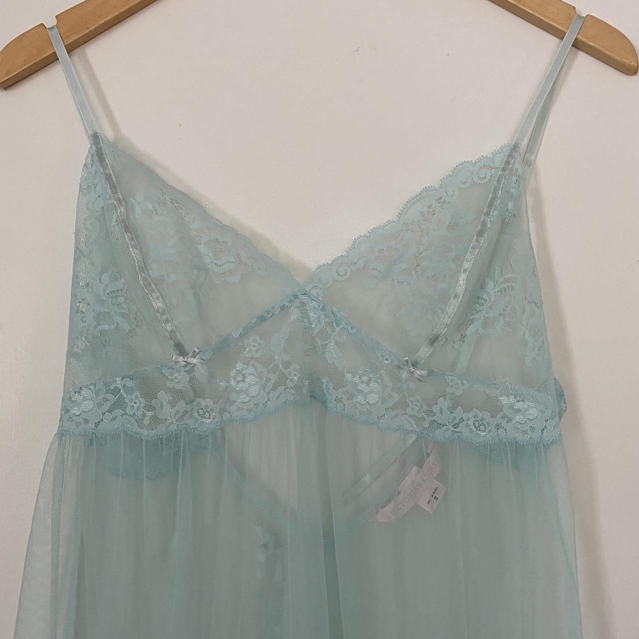 Victoria's Secret Women's Blue Robe | Depop