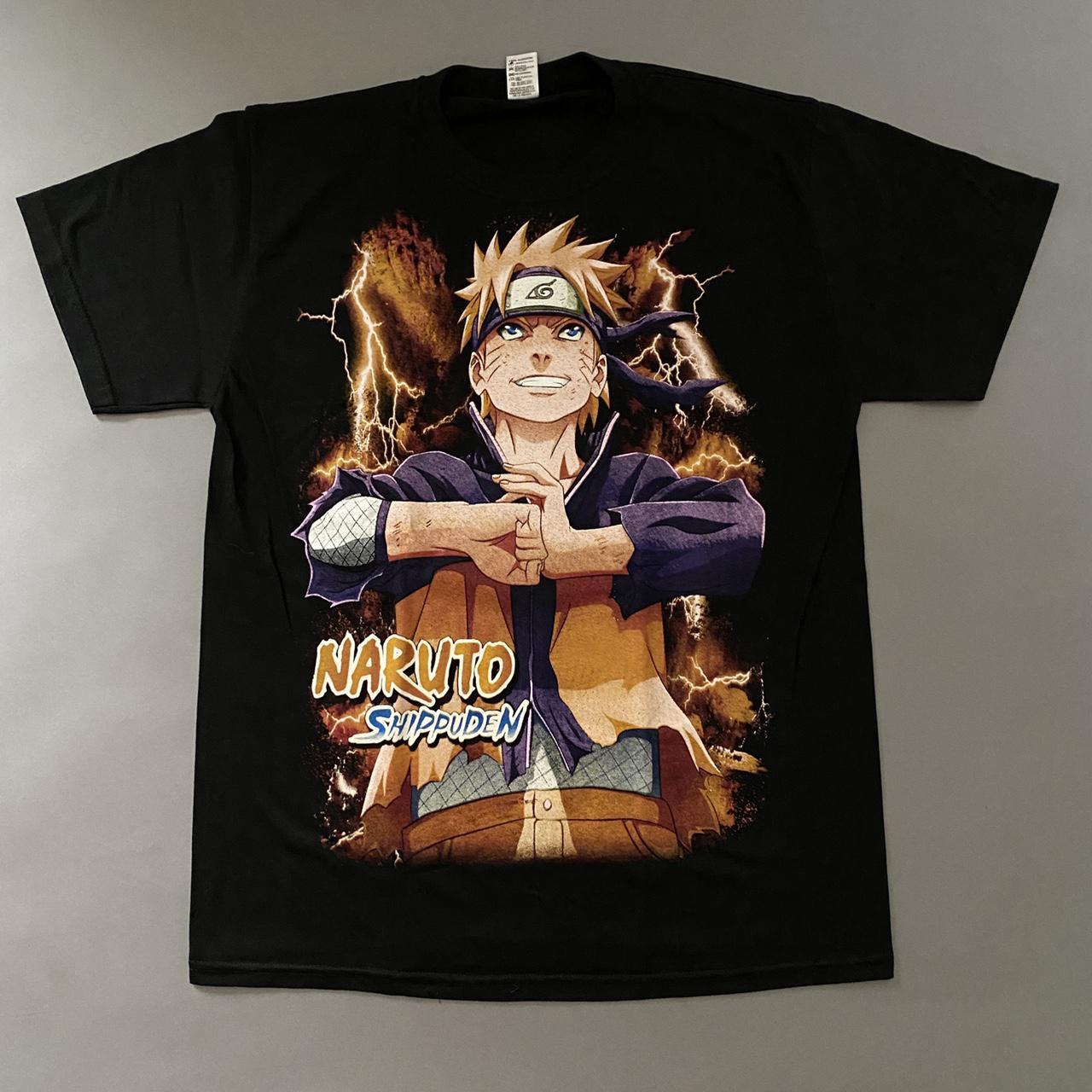 Naruto Anime Vintage Style Bootleg T Shirt... | Depop