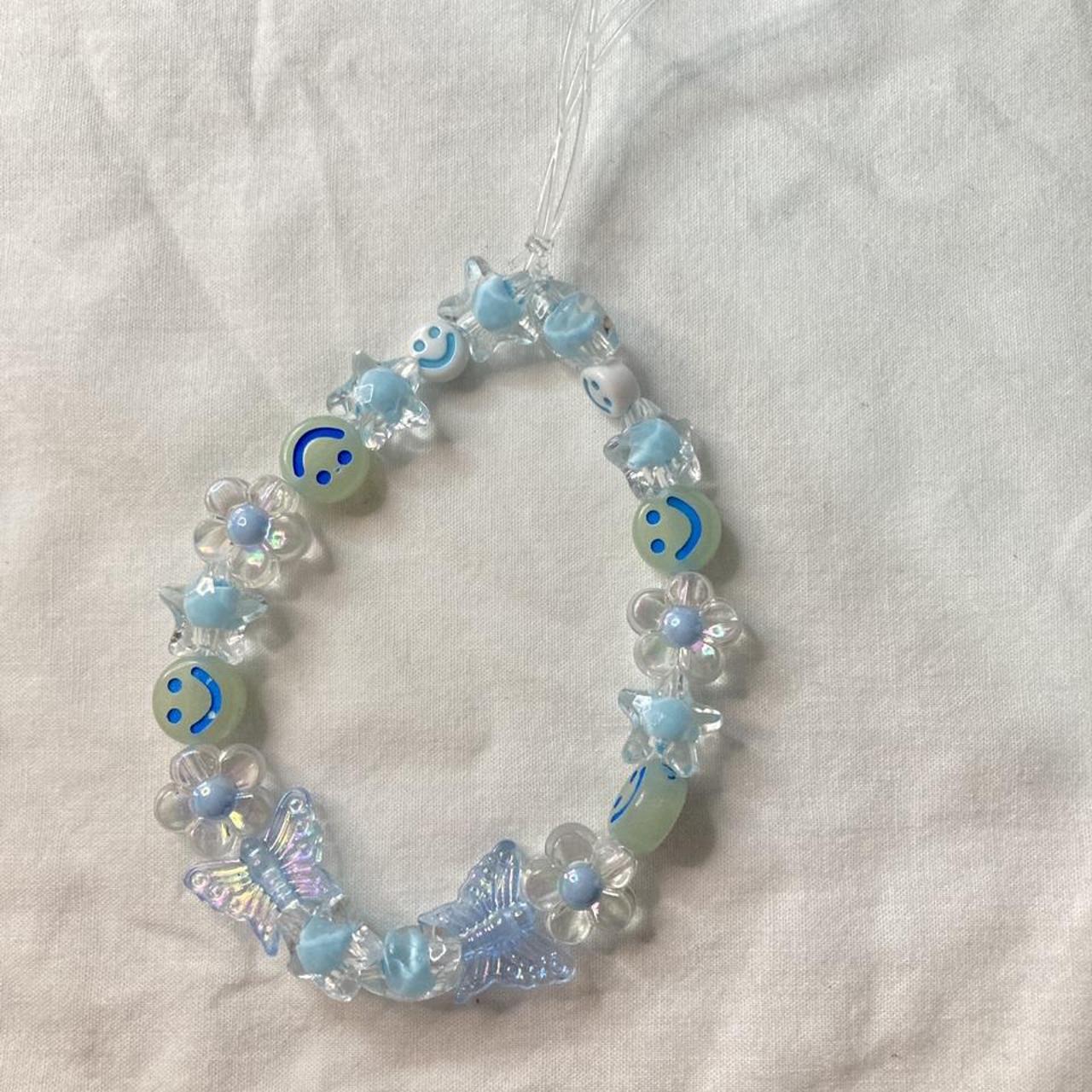 blue butterfly inspired phone charm 💙🦋 #blue... - Depop