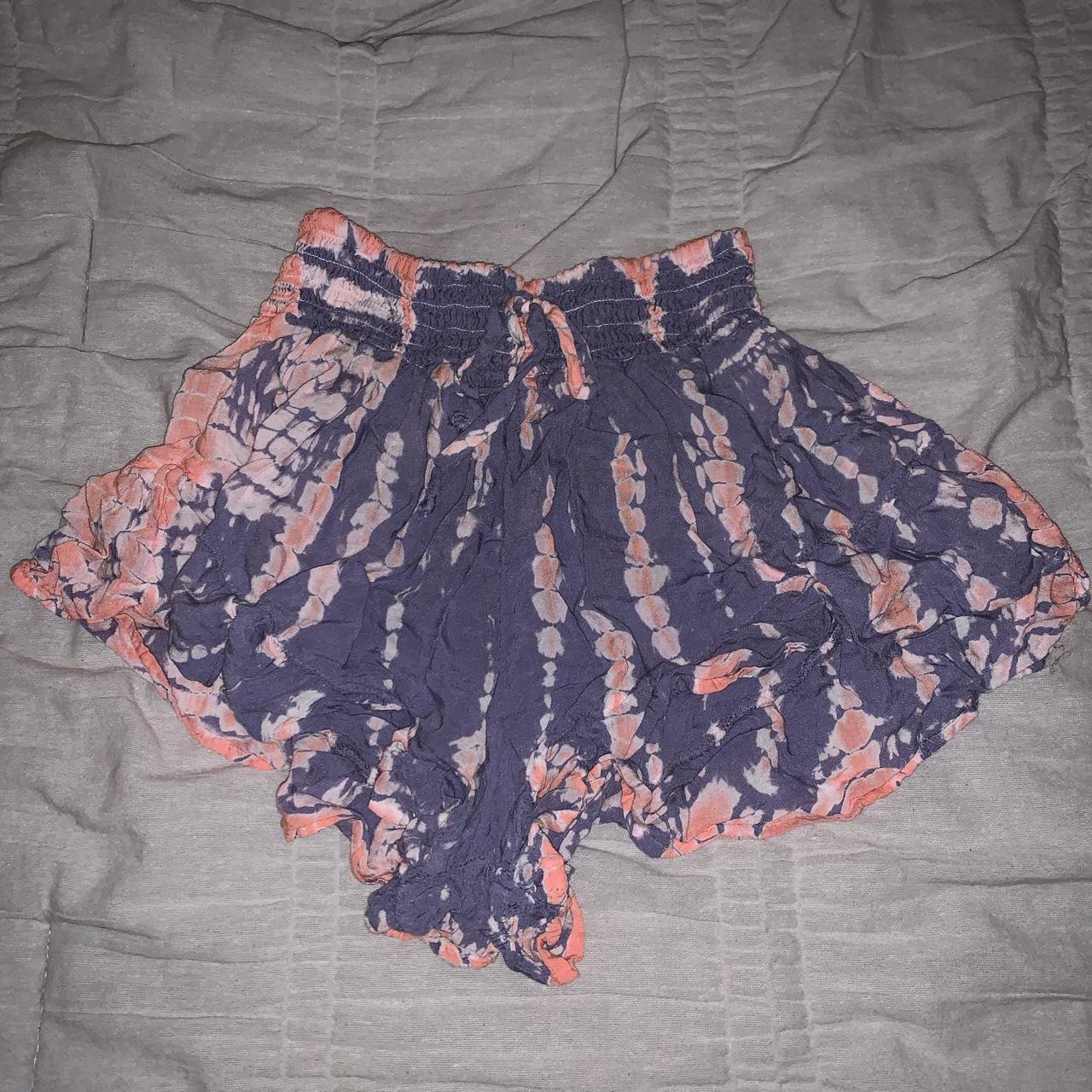 Surf Gypsy Women's Pink and Purple Shorts | Depop