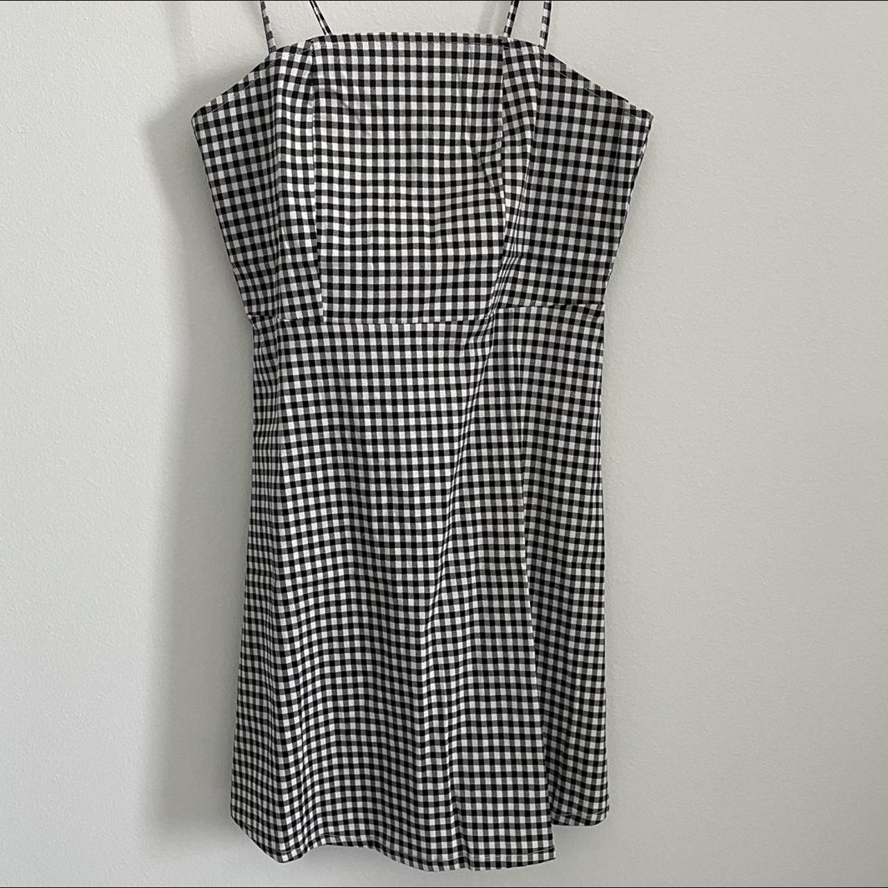 Black and White square pattern dress NEW WITH TAGS... - Depop