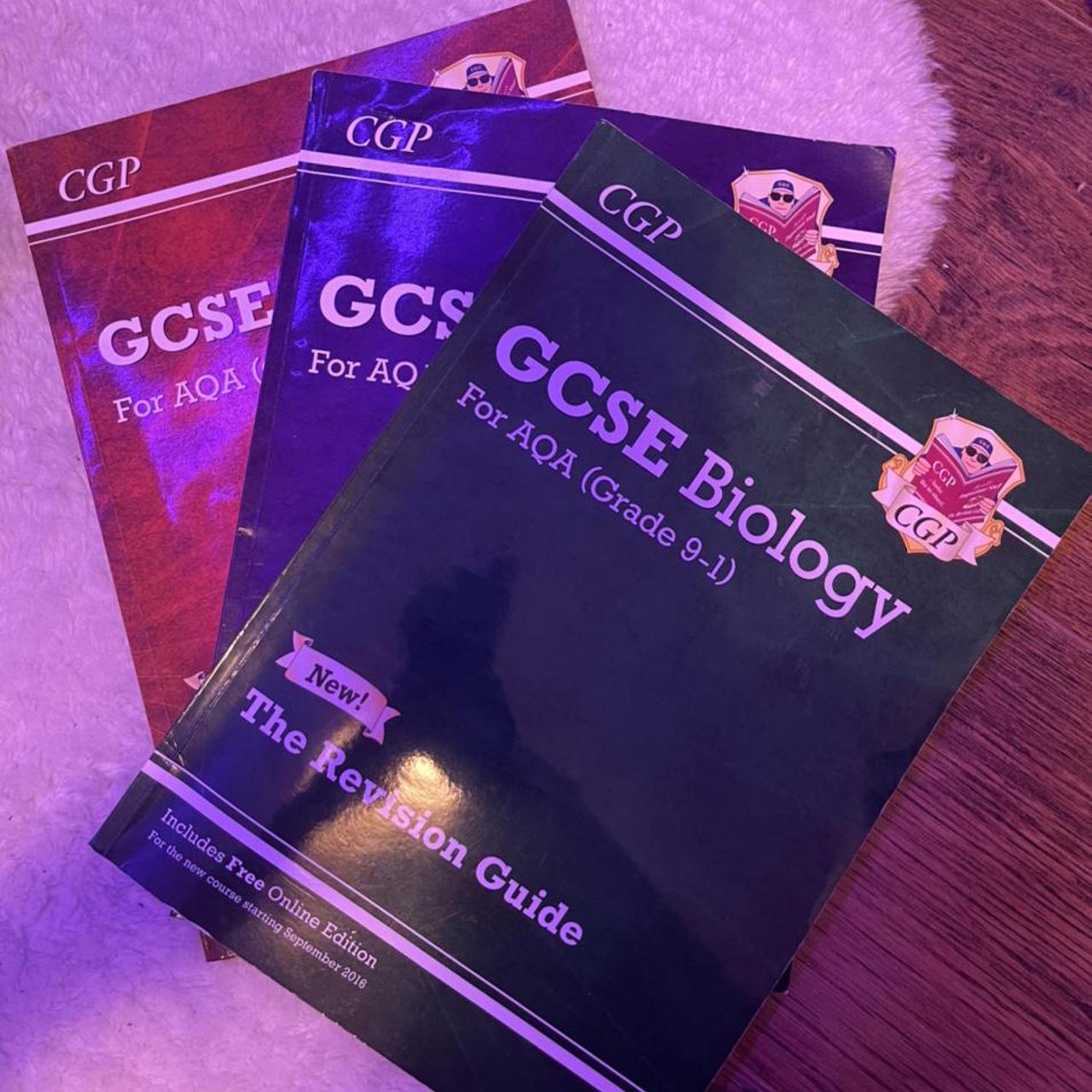 cgp gcse science revision guides £4 each £10 for all... - Depop