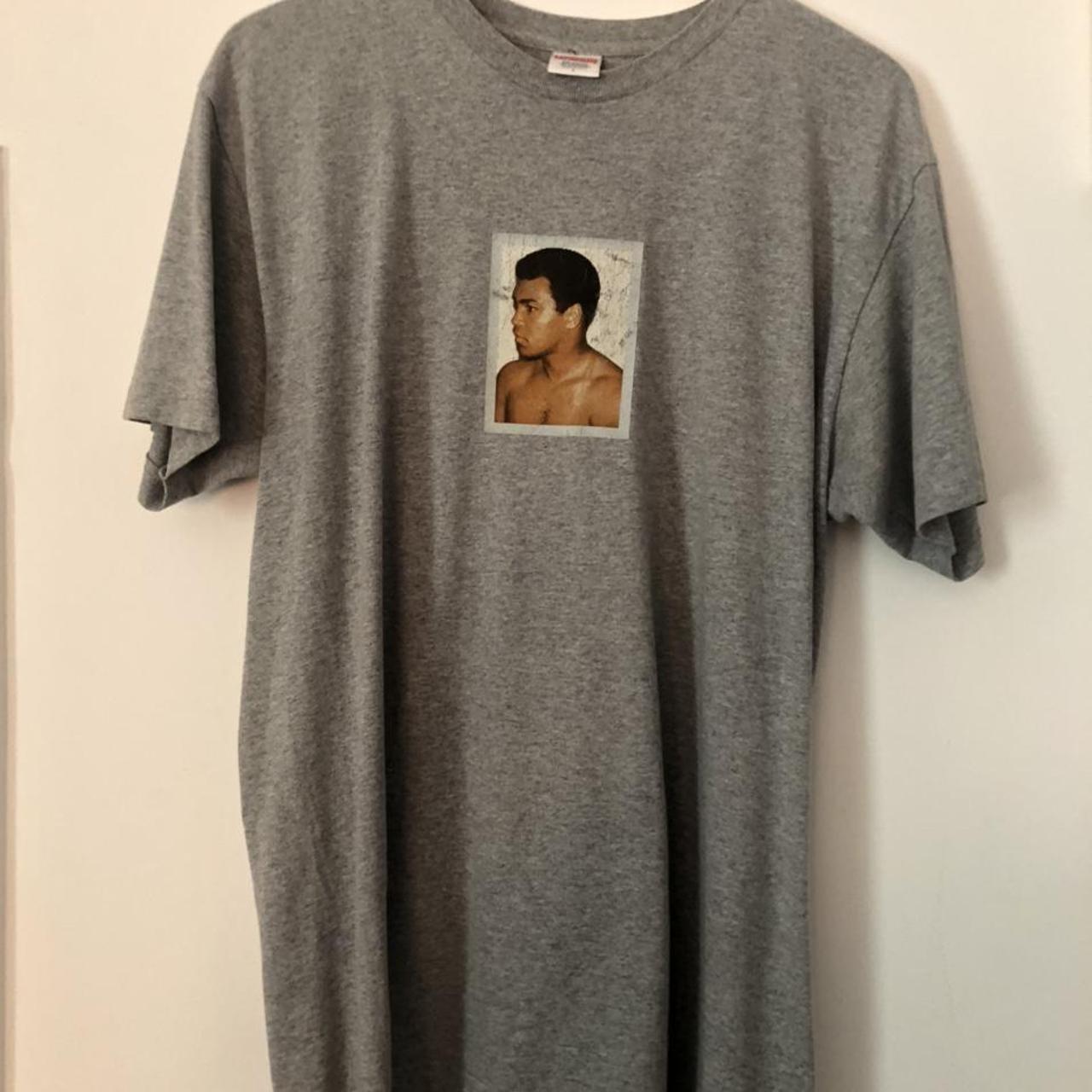SUPREME MUHAMMAD ALI T SIZE LARGE ANDY... - Depop