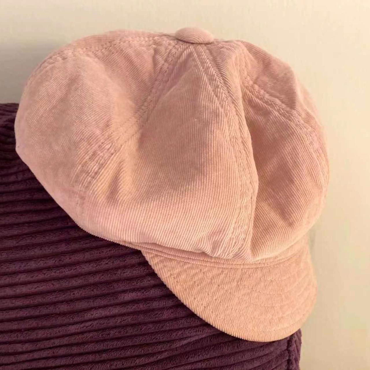 A super cute pink newsboy hat, it comes from a... - Depop