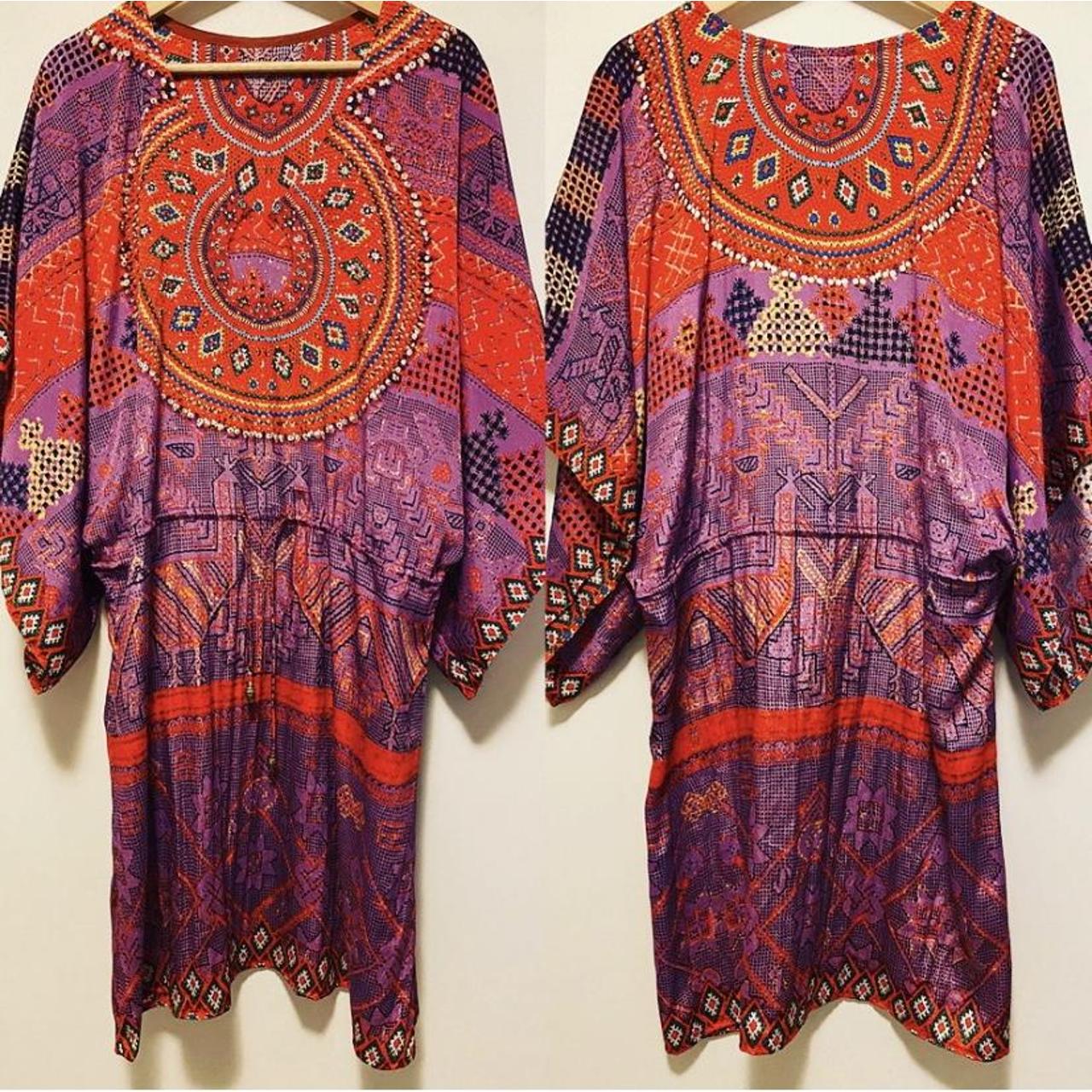 Bohemian colourful dress. #boho #colourful... - Depop