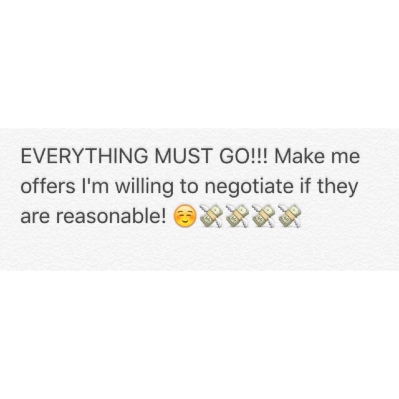 Make me offers!!!! Want everything gone - Make me... - Depop