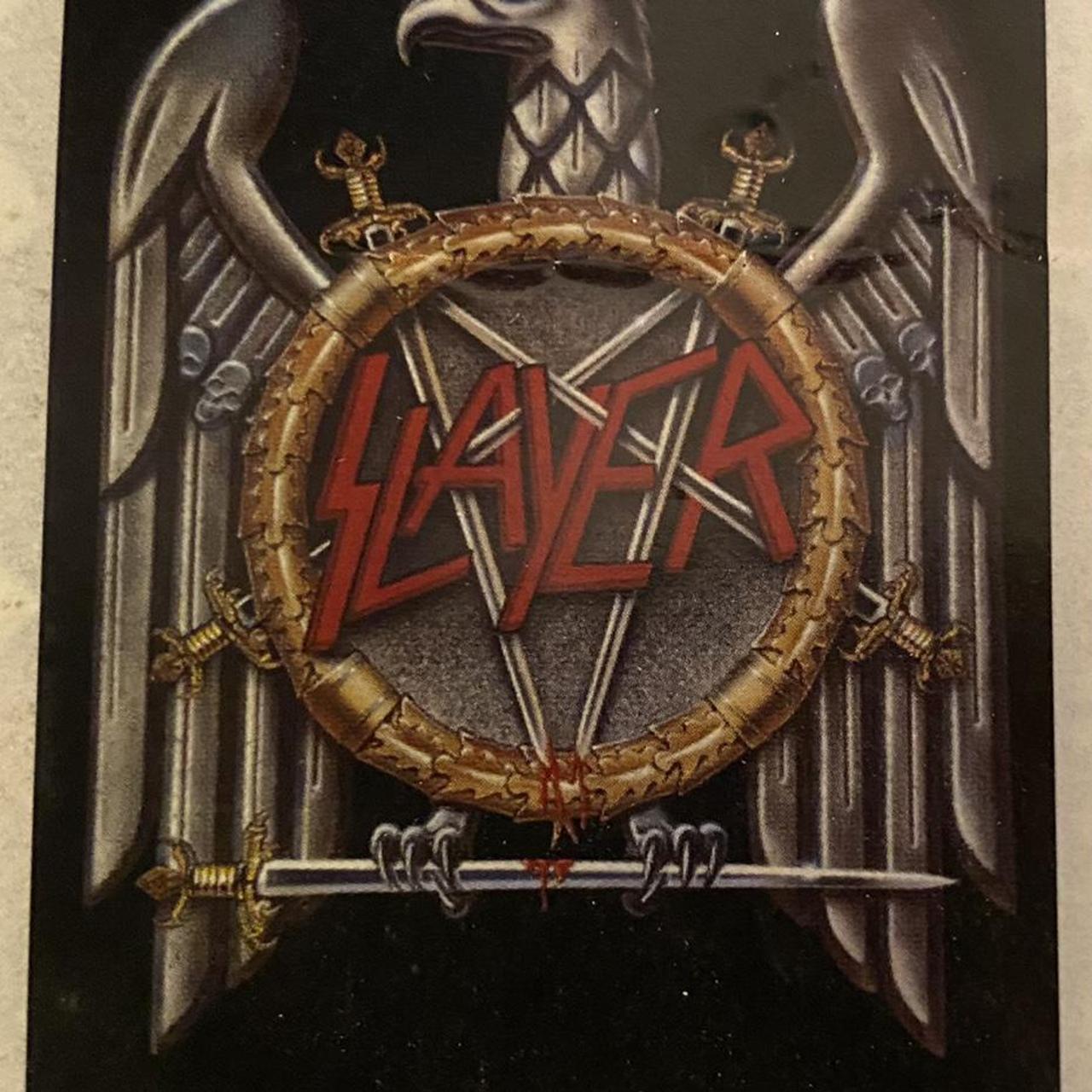 Slayer Fabric Poster Size: 30x40 *To make shipping &... - Depop