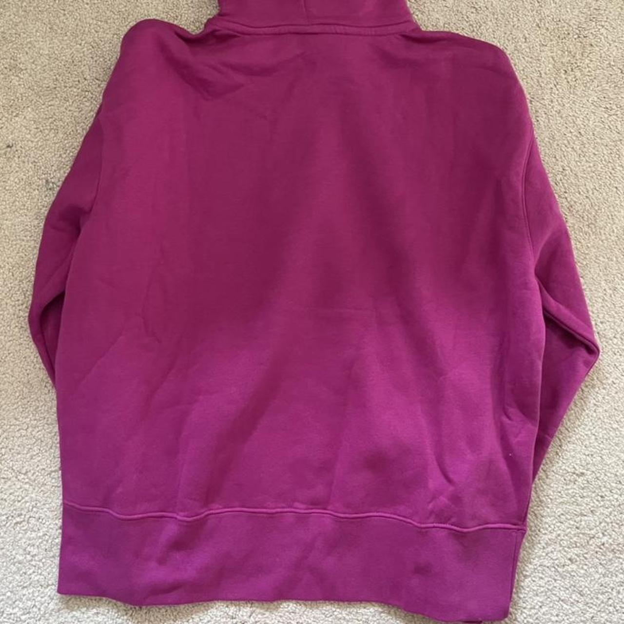Nike Pink Oversized Sweatshirthoodie Size Small Depop