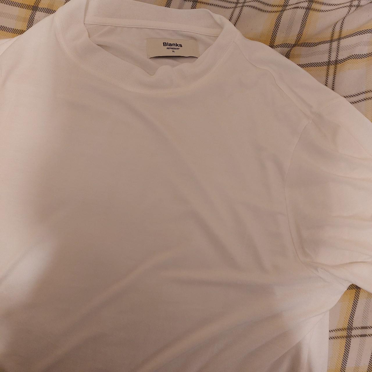 Represent plain white T shirt, from Blanks... - Depop