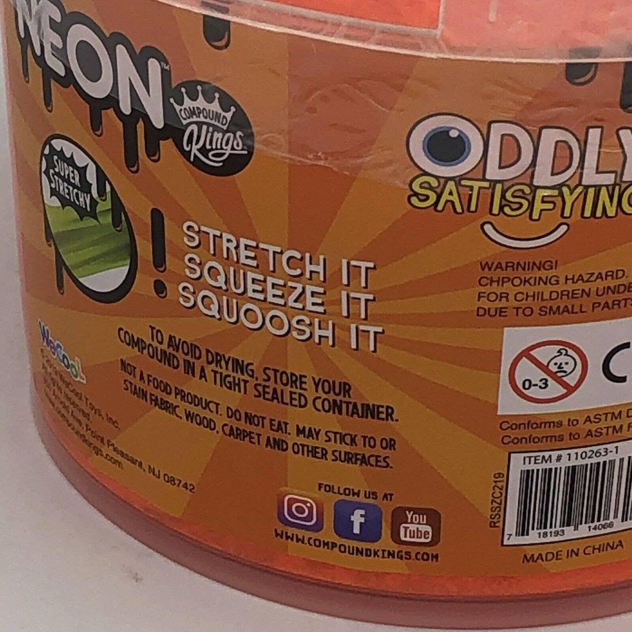 NEON Compound Kings Bucket Of Slime Orange 3 lbs... - Depop