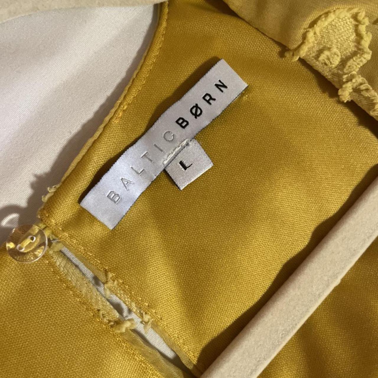 Baltic Born - Mustard June Smocked Midi Dress I am... - Depop