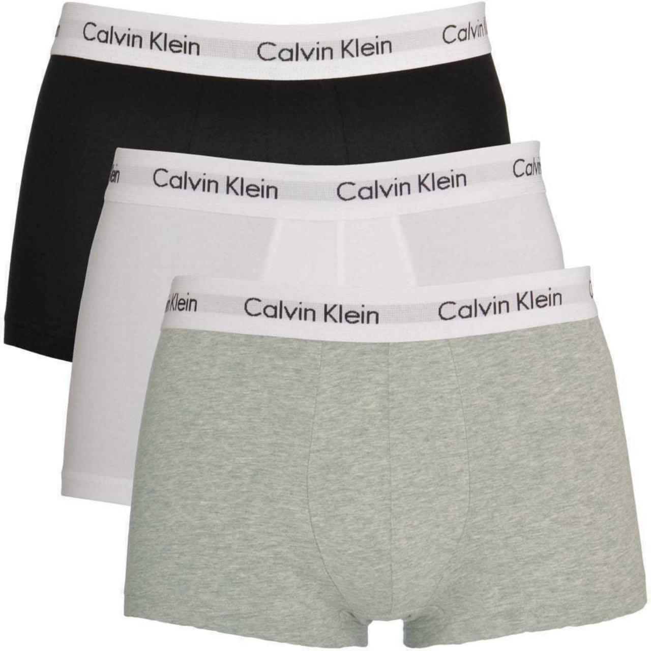 Calvin Klein Mens Underwear CK Boxer 3 in a Pack Low... - Depop