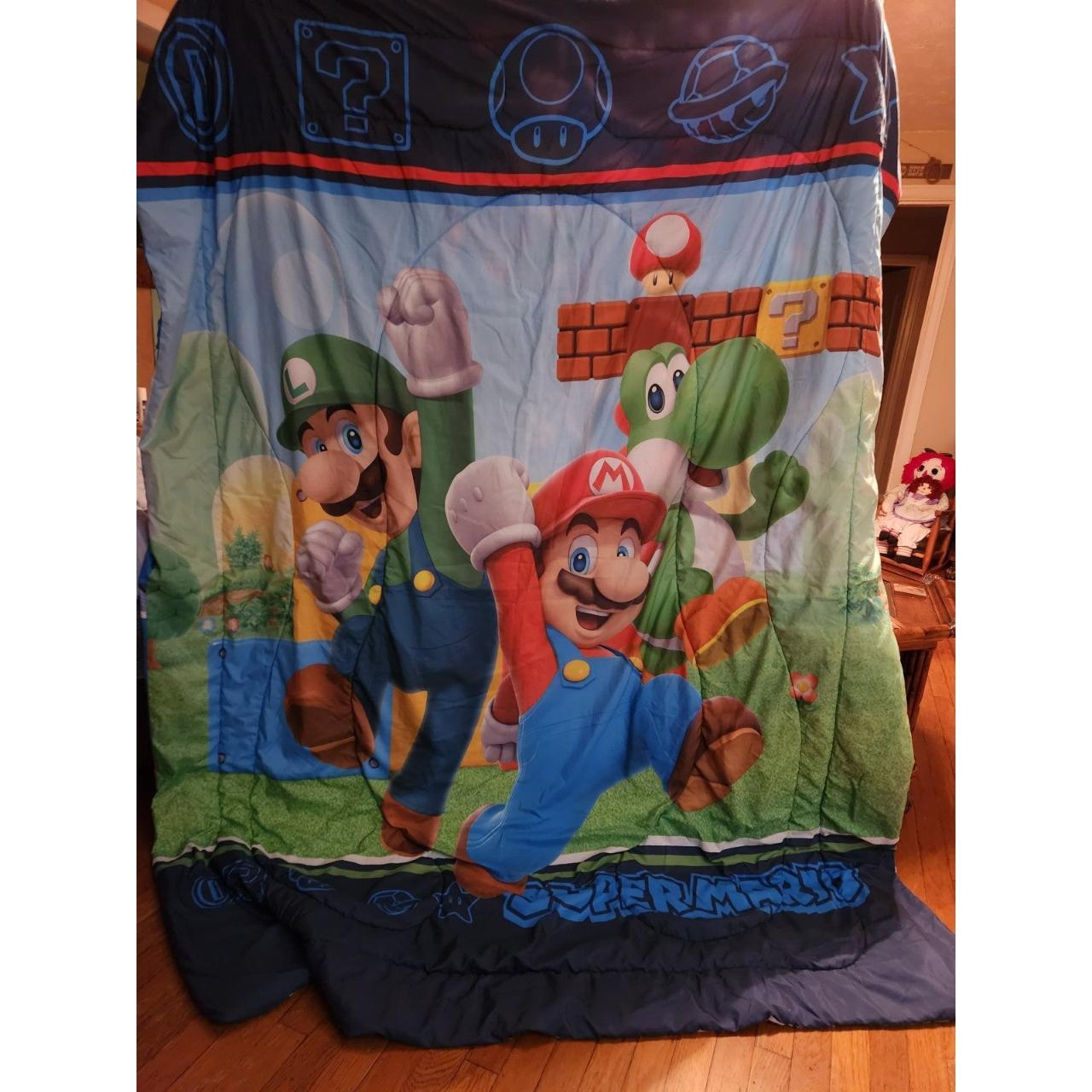 Super Mario Reversible Comfortor Size Twin Super... - Depop
