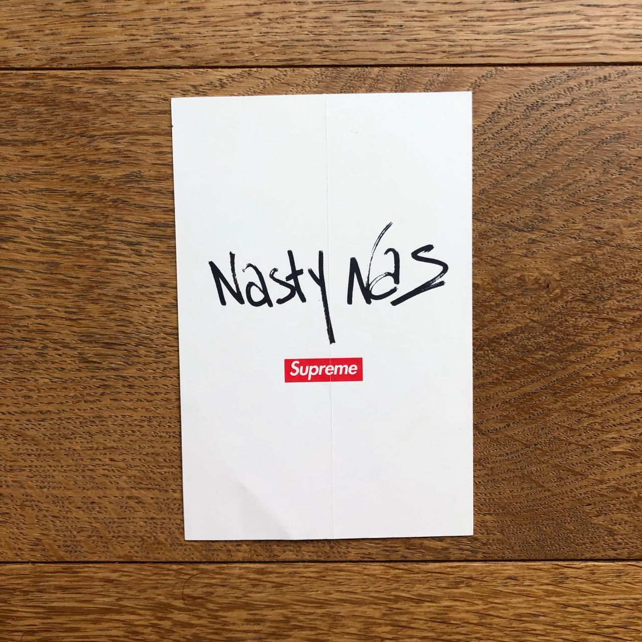 Supreme Nas sticker - Depop