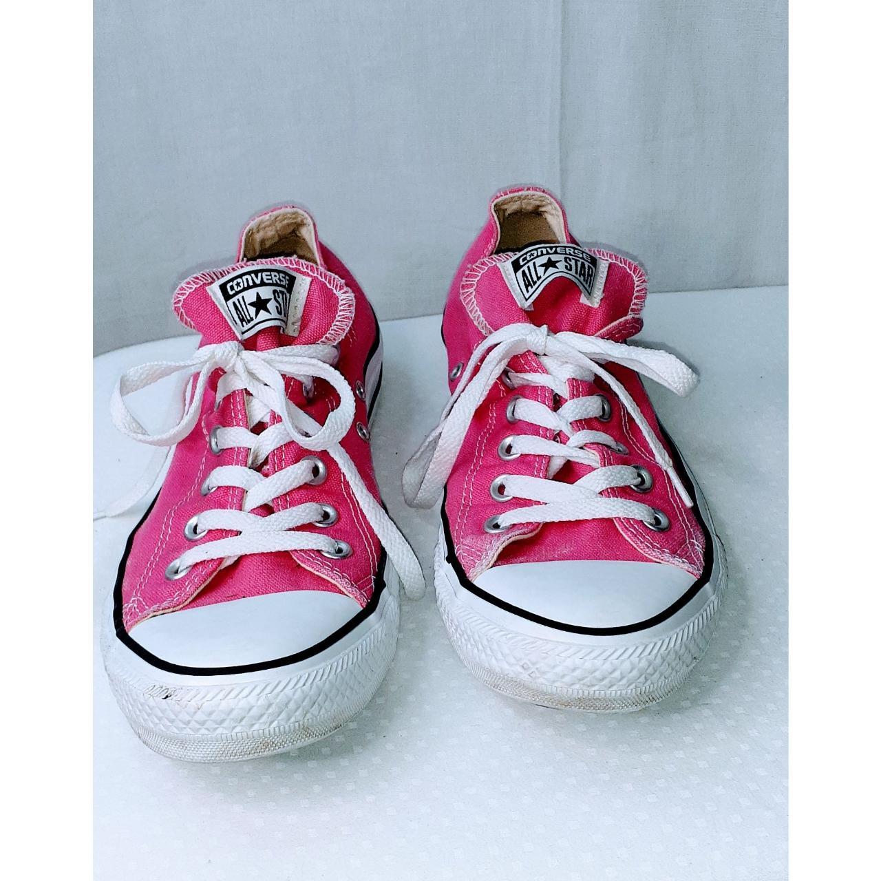 Converse All Star Low Top sneakers pink/white unisex... - Depop