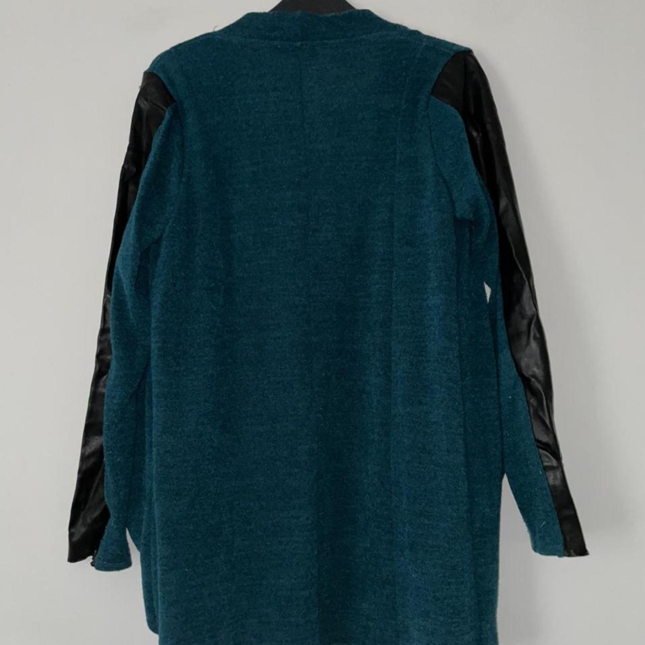 Zara W&B Collection Zara Bottle Green Cardigan with... - Depop Zara W&B Collection Zara Bottle Green Cardigan with... - Depop