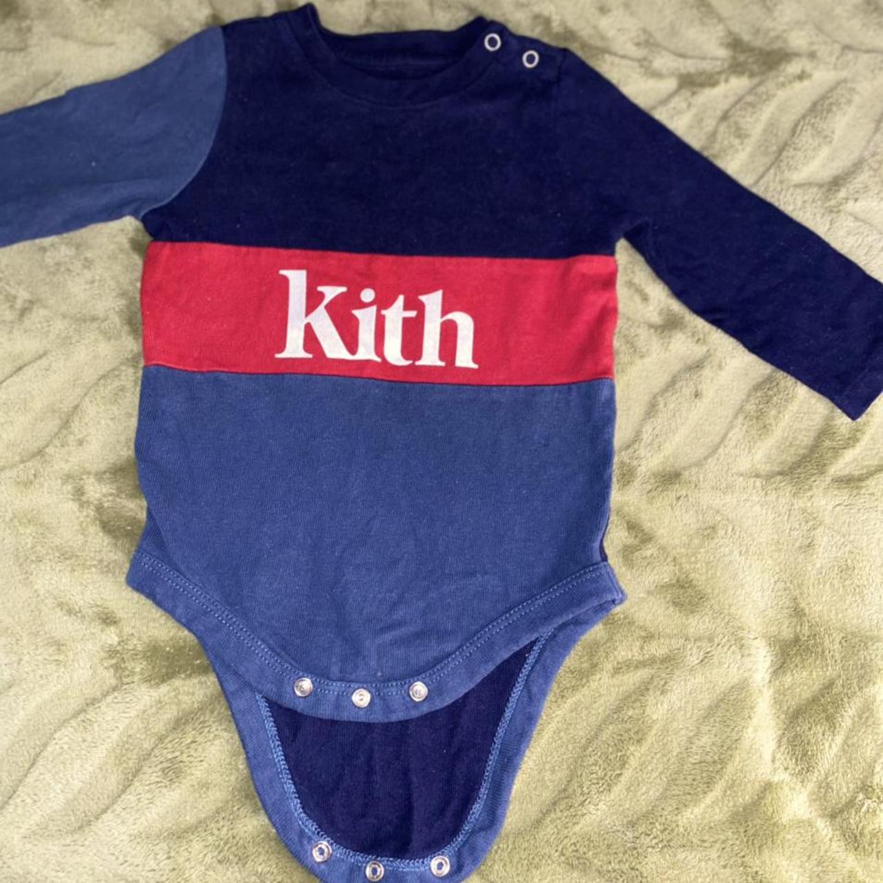 Kith Navy and Red | Depop
