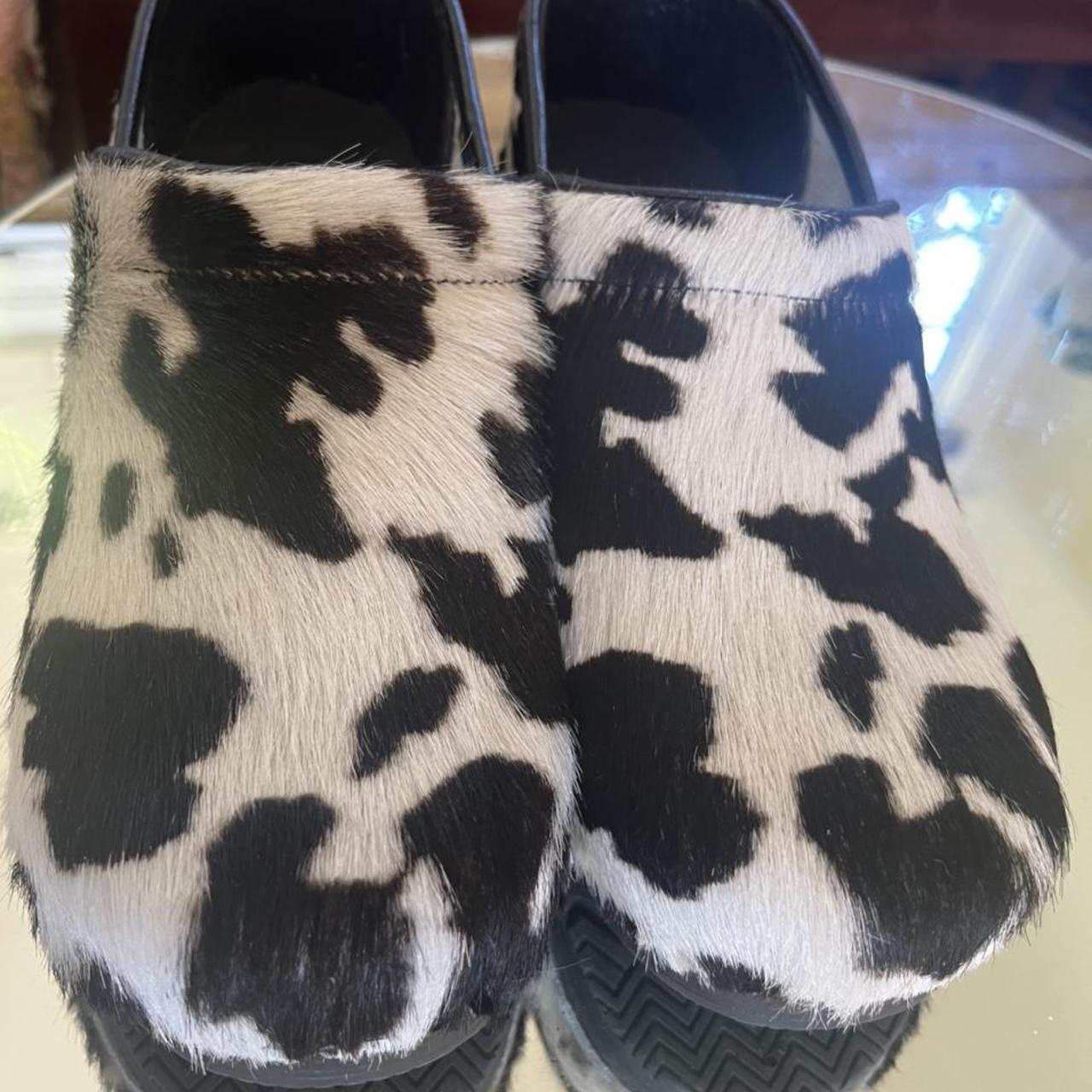 Super cute ‘Björk’ cow clogs, worn once, just a bit... - Depop