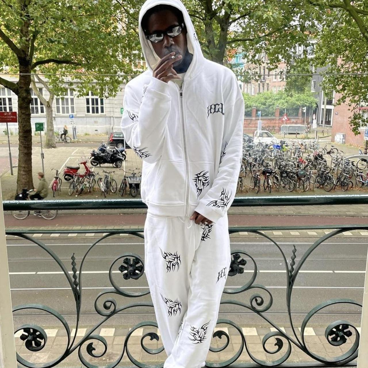 HEAVEN CAN WAIT - the ghost tracksuit (selling... - Depop