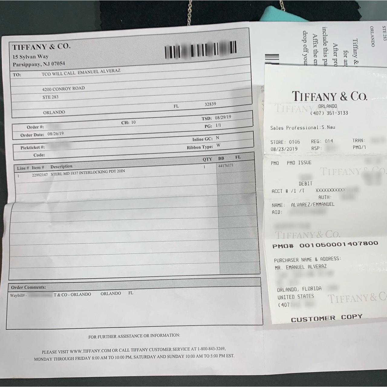 Tiffany & Co. Interlocking Circles Pendant... - Depop