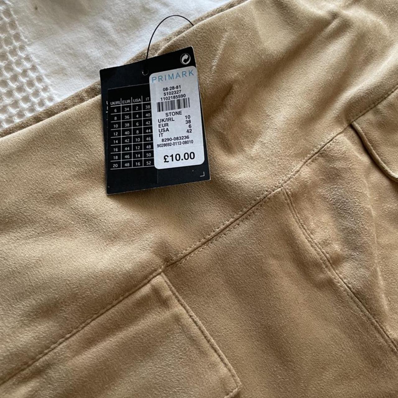 Primark Tan Midi Skirt Size 10 Brand new with... - Depop