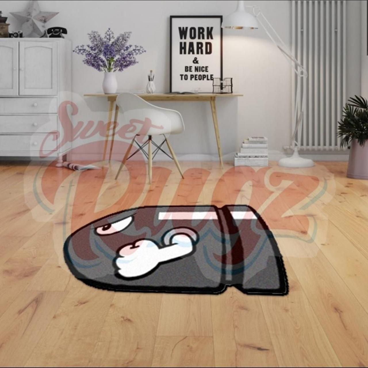 Mario Bullet Rug 2-5 feet Available all sizes... - Depop