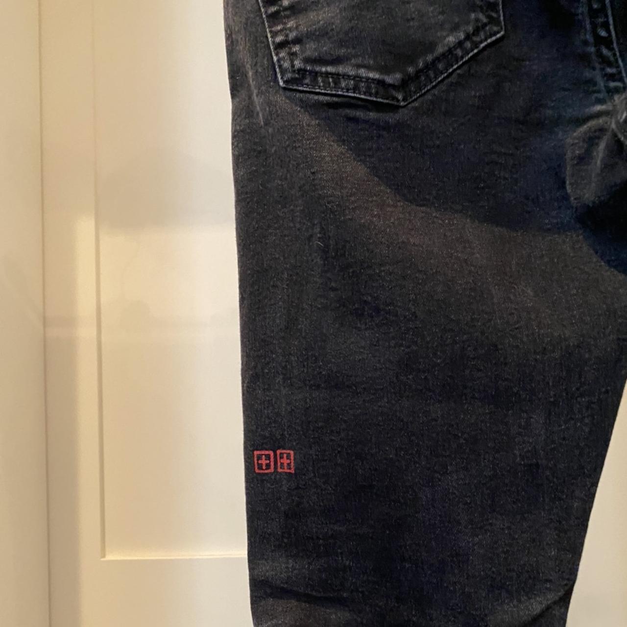 Edgy Ksubi Jeans with Red... - Depop