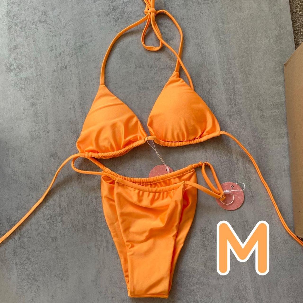 Women's Orange Bikinis-and-tankini-sets | Depop