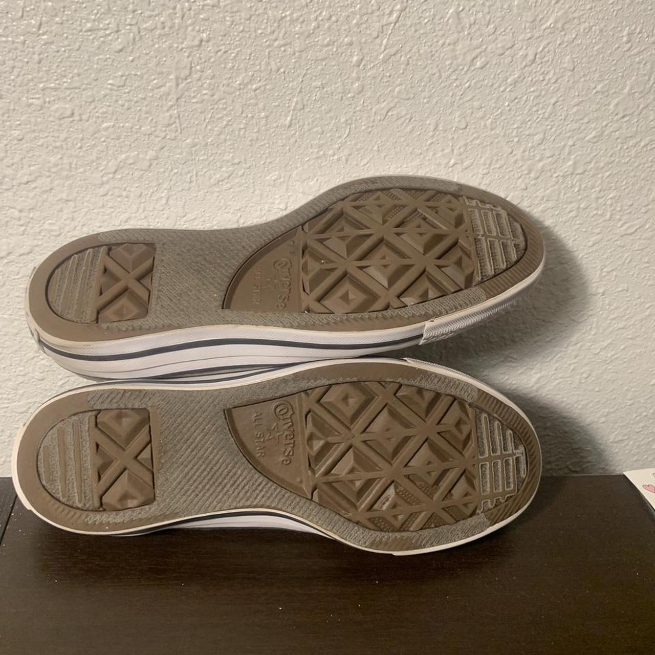 Converse CT All Star Lift Ox Low Top Platform Gold... - Depop