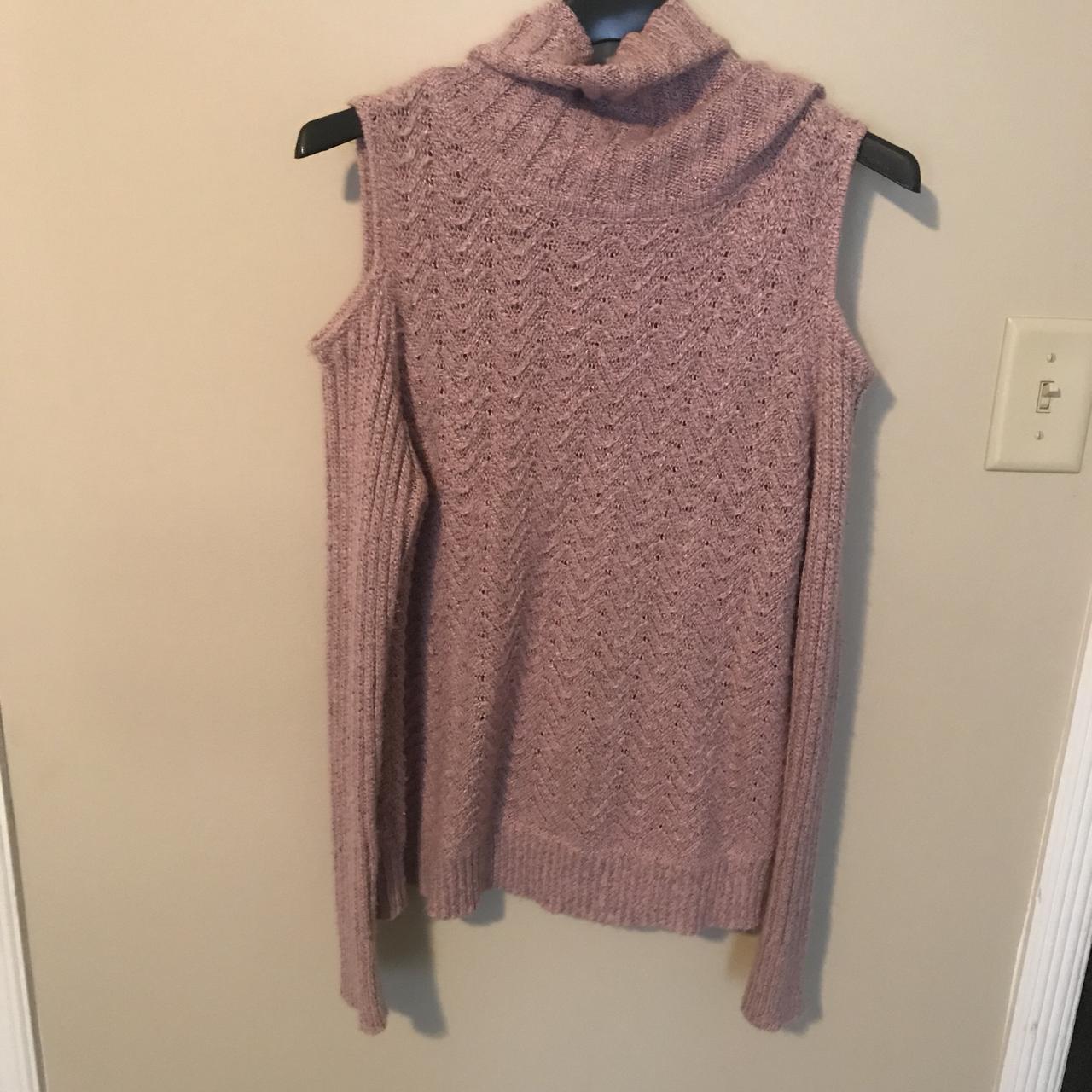 American Rag Mauve or Dusty Pink Exposed shoulders... - Depop