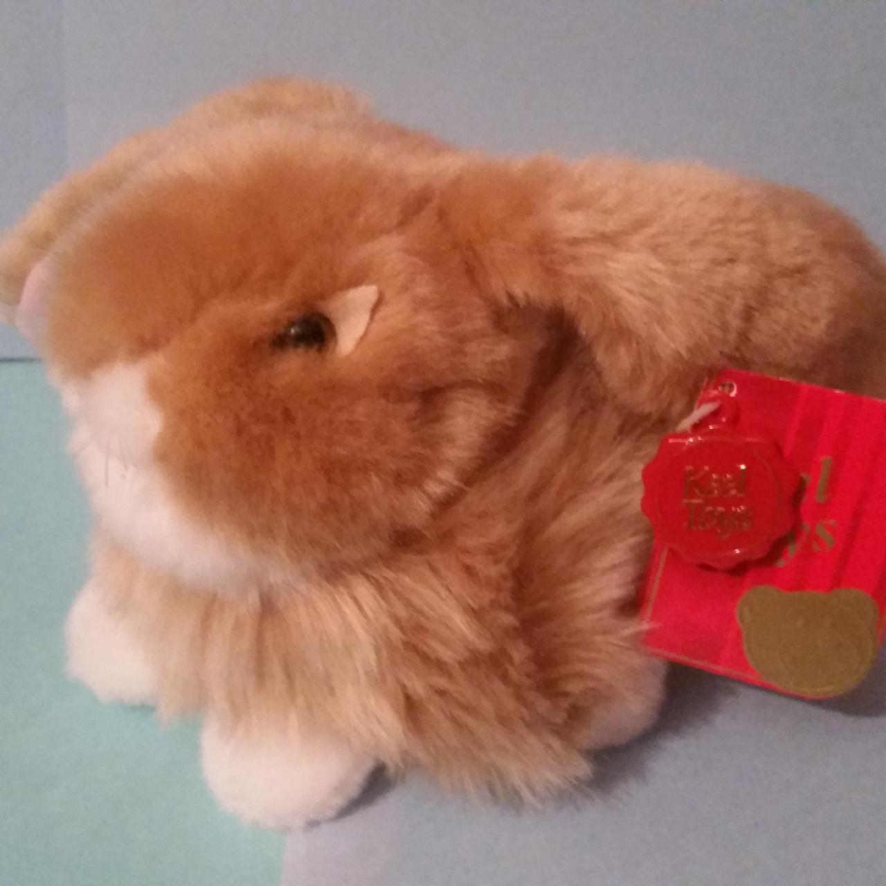 SMALL KEEL TOYS FLUFFY RABBIT BUNNY REALISTIC PLUSH... - Depop