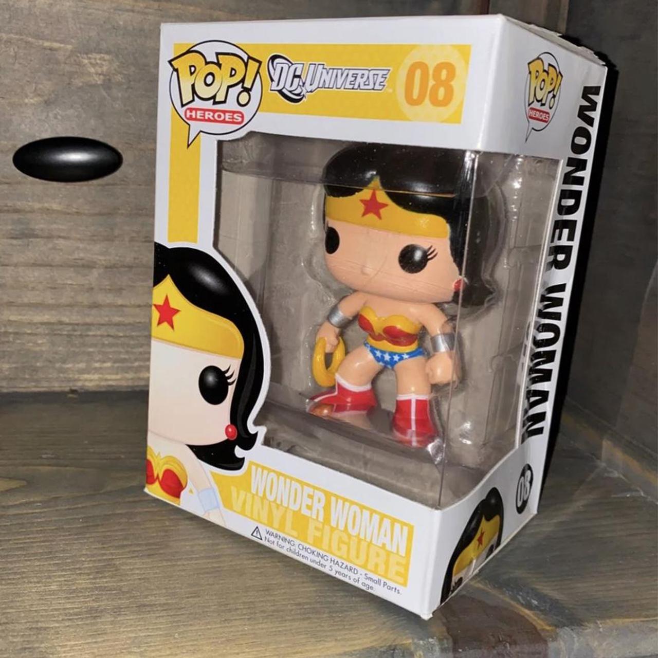 Funko pop Wonder Woman #08 vinyl figurine. Vaulted.... - Depop