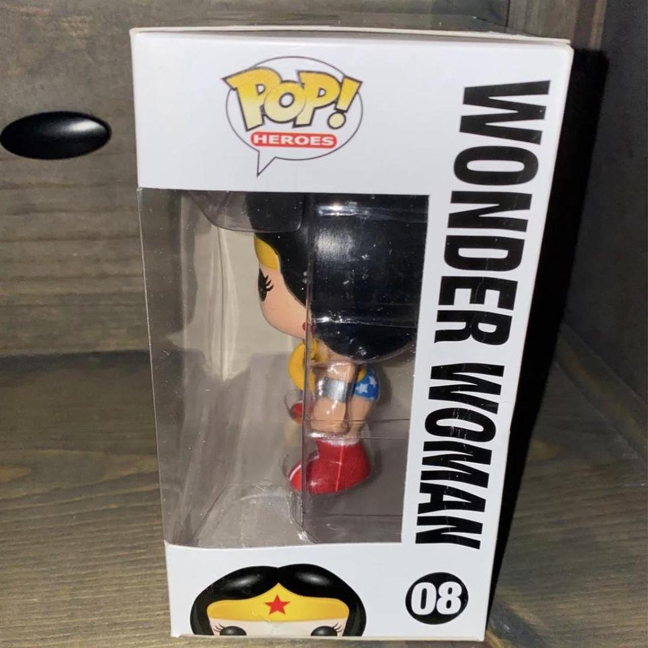 Funko pop Wonder Woman #08 vinyl figurine. Vaulted.... - Depop