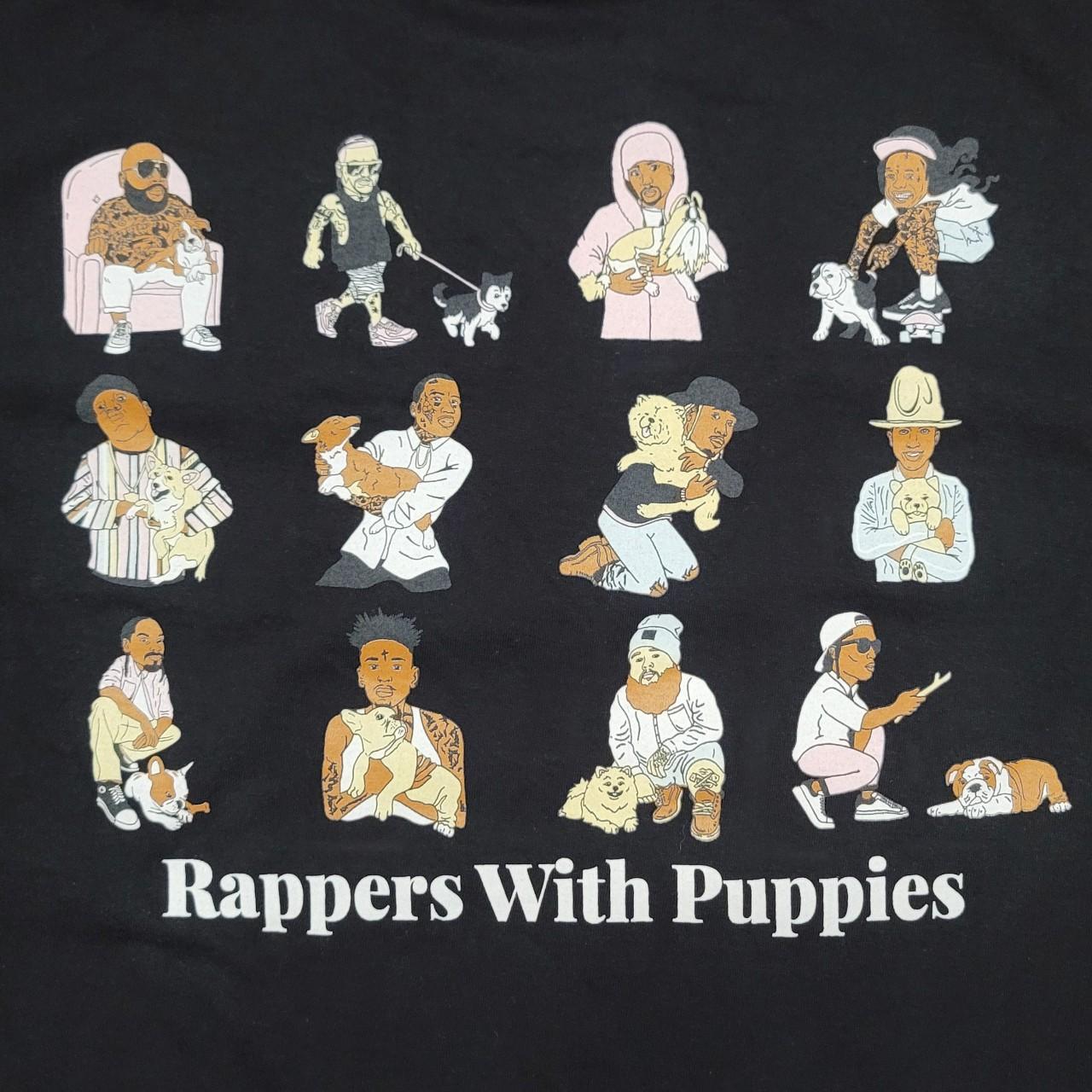 Dog Limited | Rappers with Puppies T-Shirt New W/O... - Depop