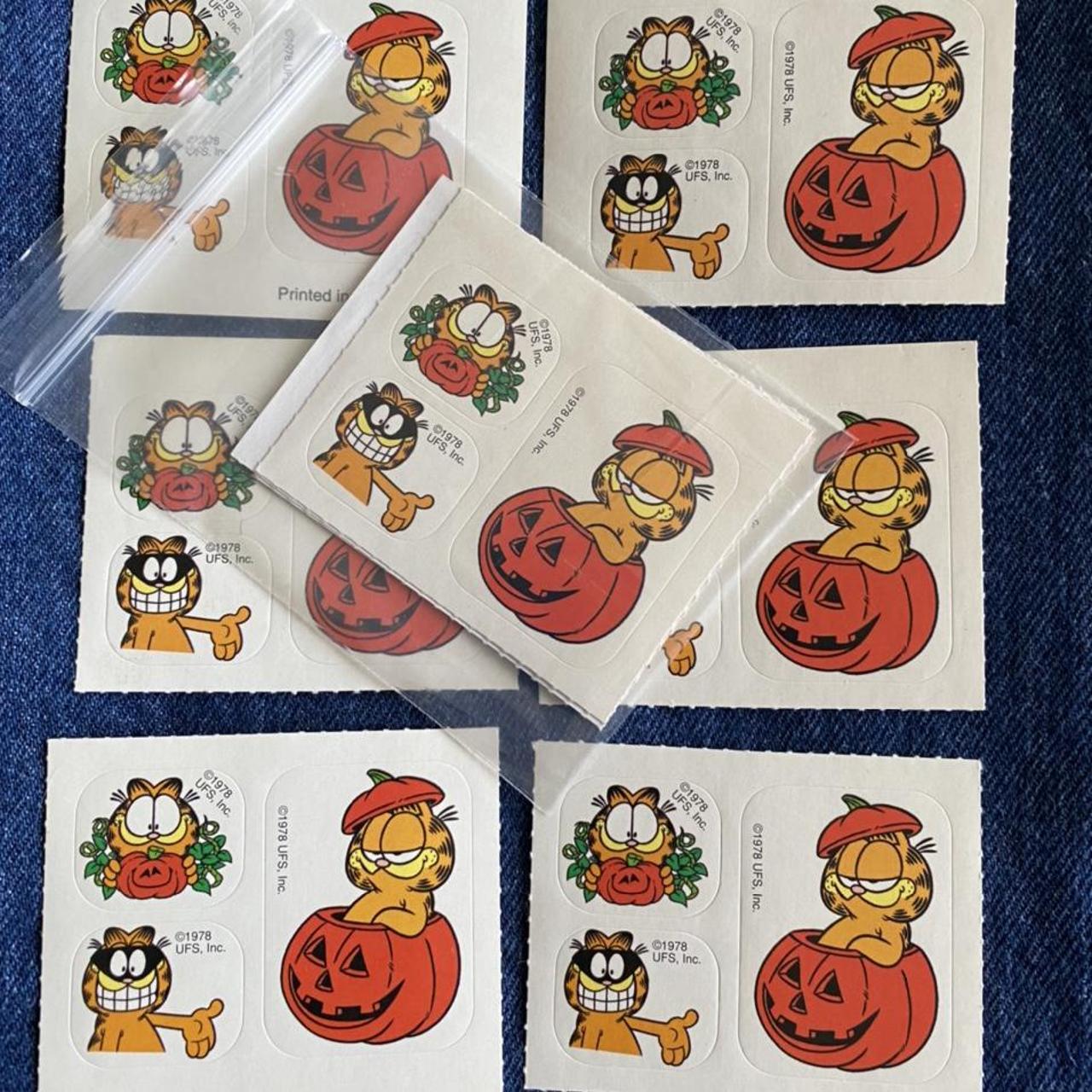 🎃 Vintage Garfield Halloween sticker packs 🎃 Super... - Depop