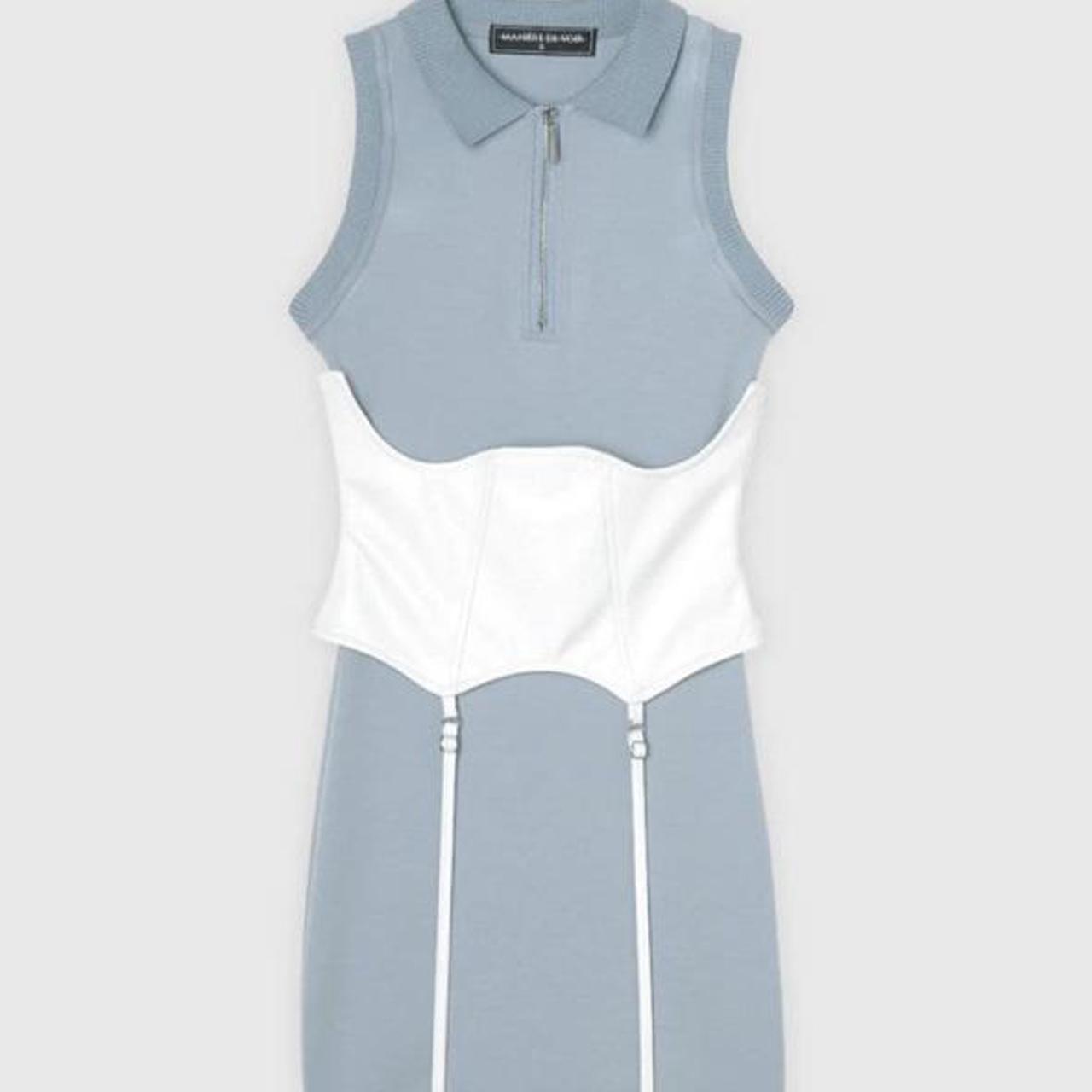 Maniere de voir polo dress with suspender corset -... - Depop