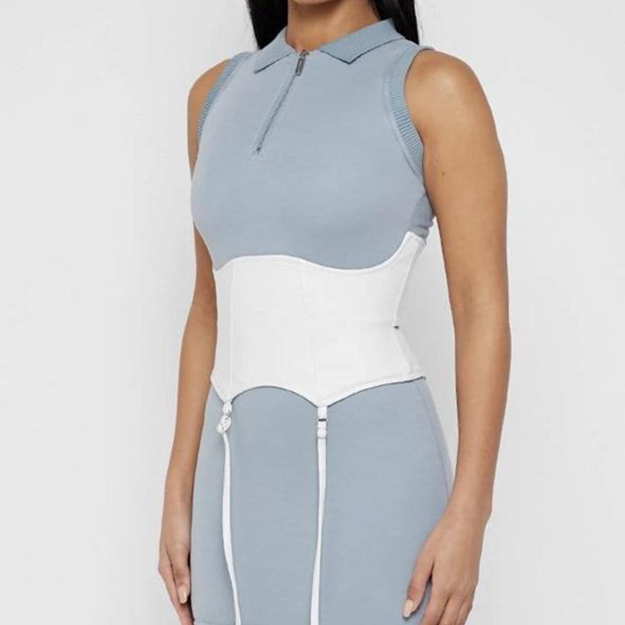Maniere de voir polo dress with suspender corset -... - Depop