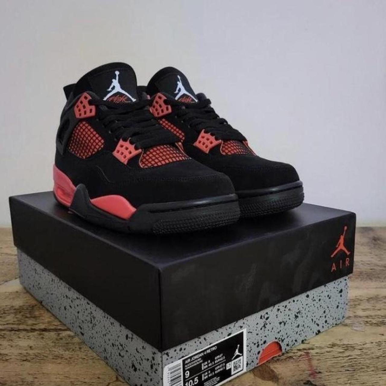 Jordan 4s Red Thunder 100% Authentic and Verified... - Depop