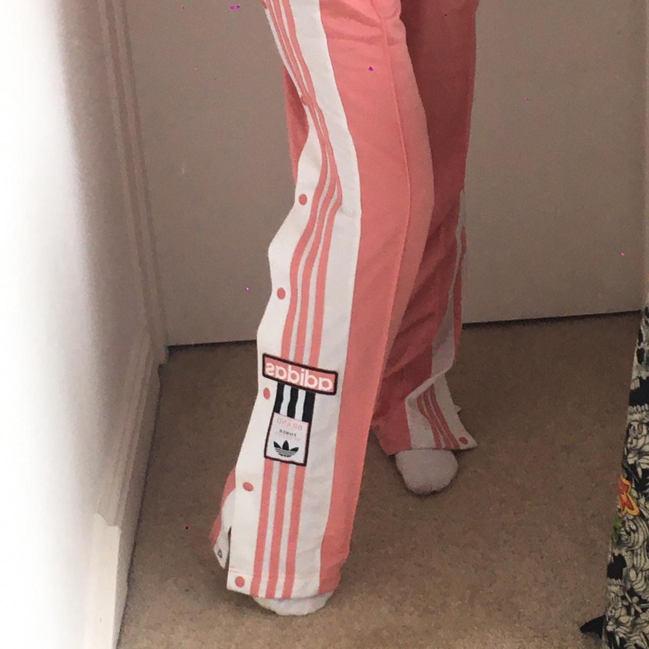 adidas originals popper trackies size 6 will fit up... - Depop