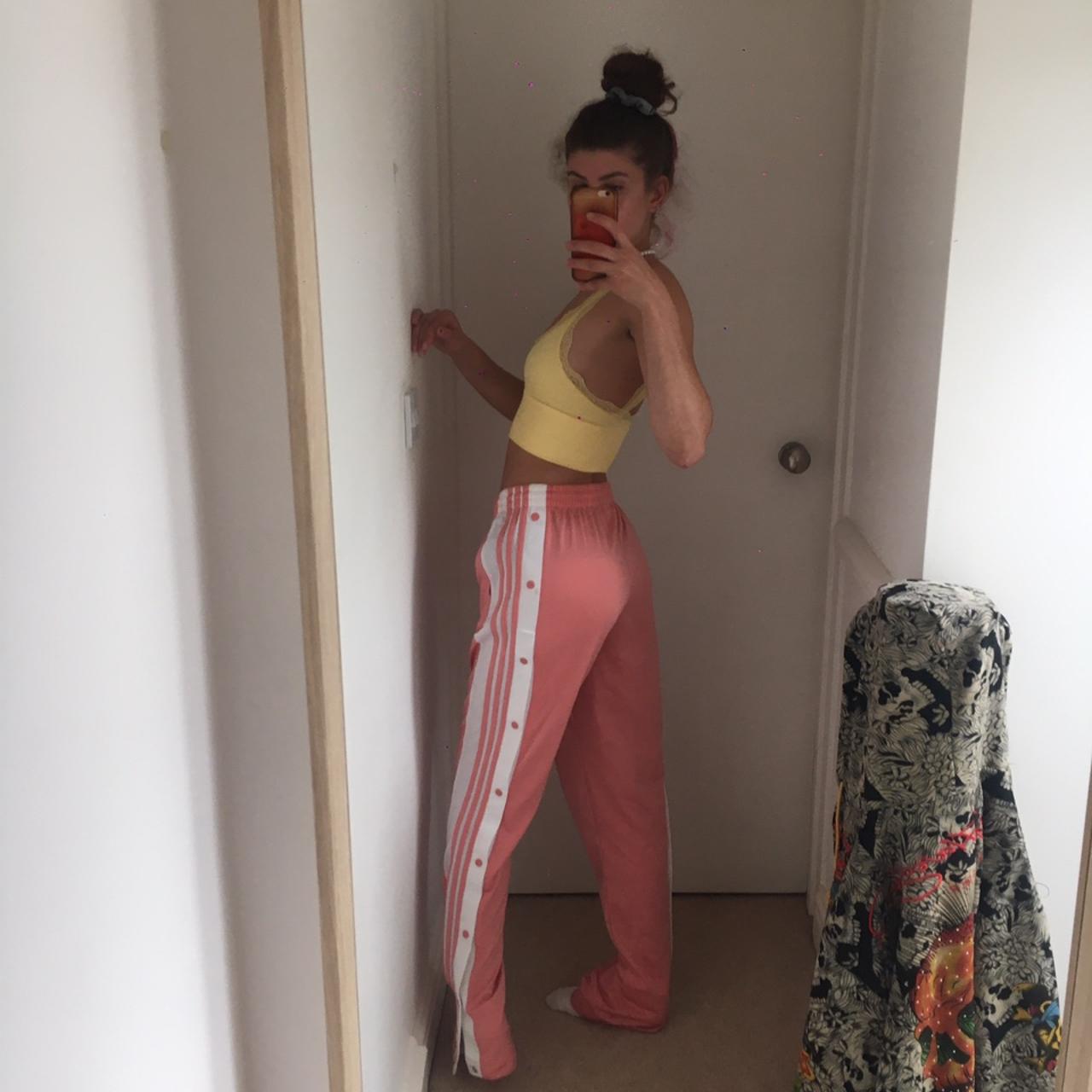 adidas originals popper trackies size 6 will fit up... - Depop