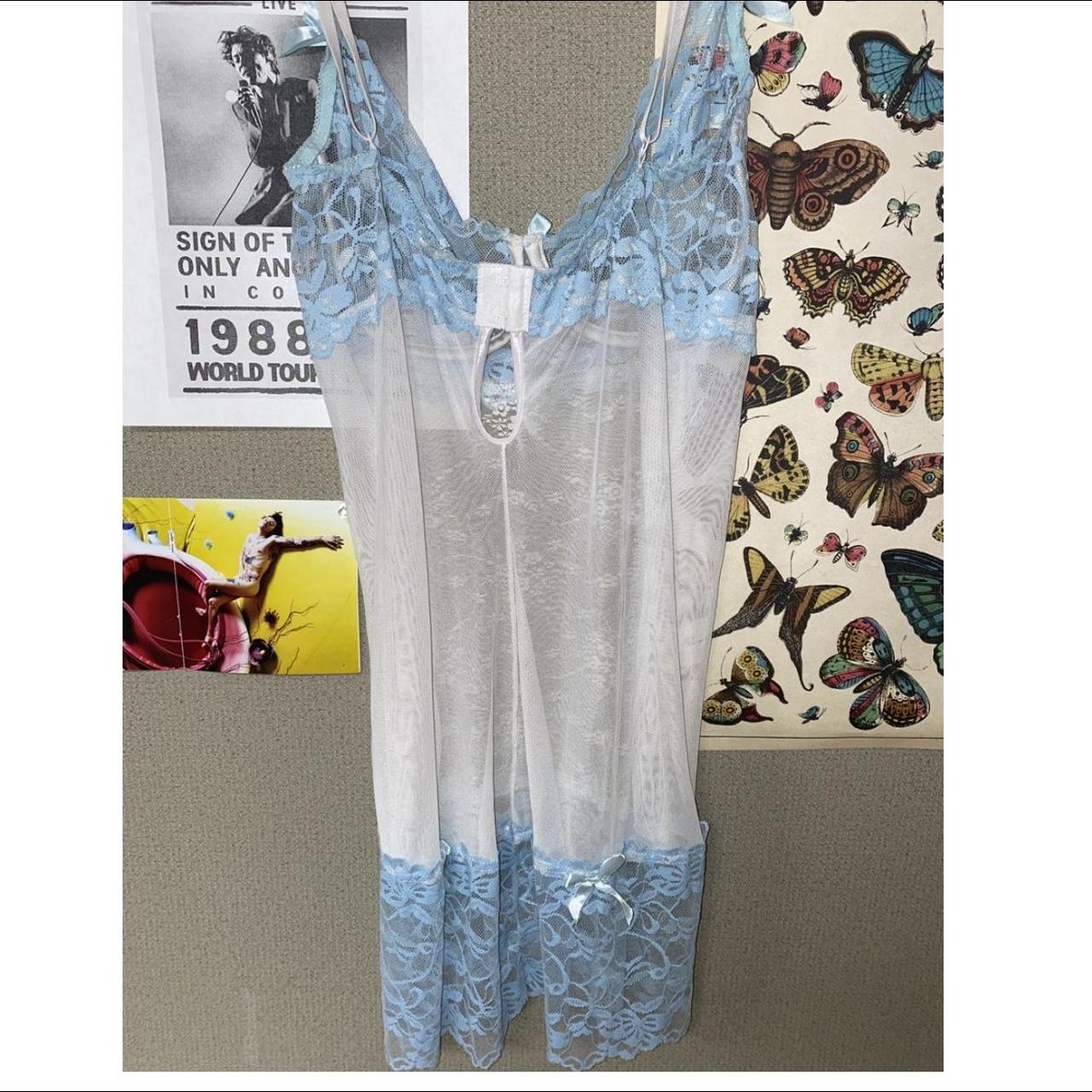 Velvet Kitten Lingerie Slip Dress Womens M/L Baby... - Depop