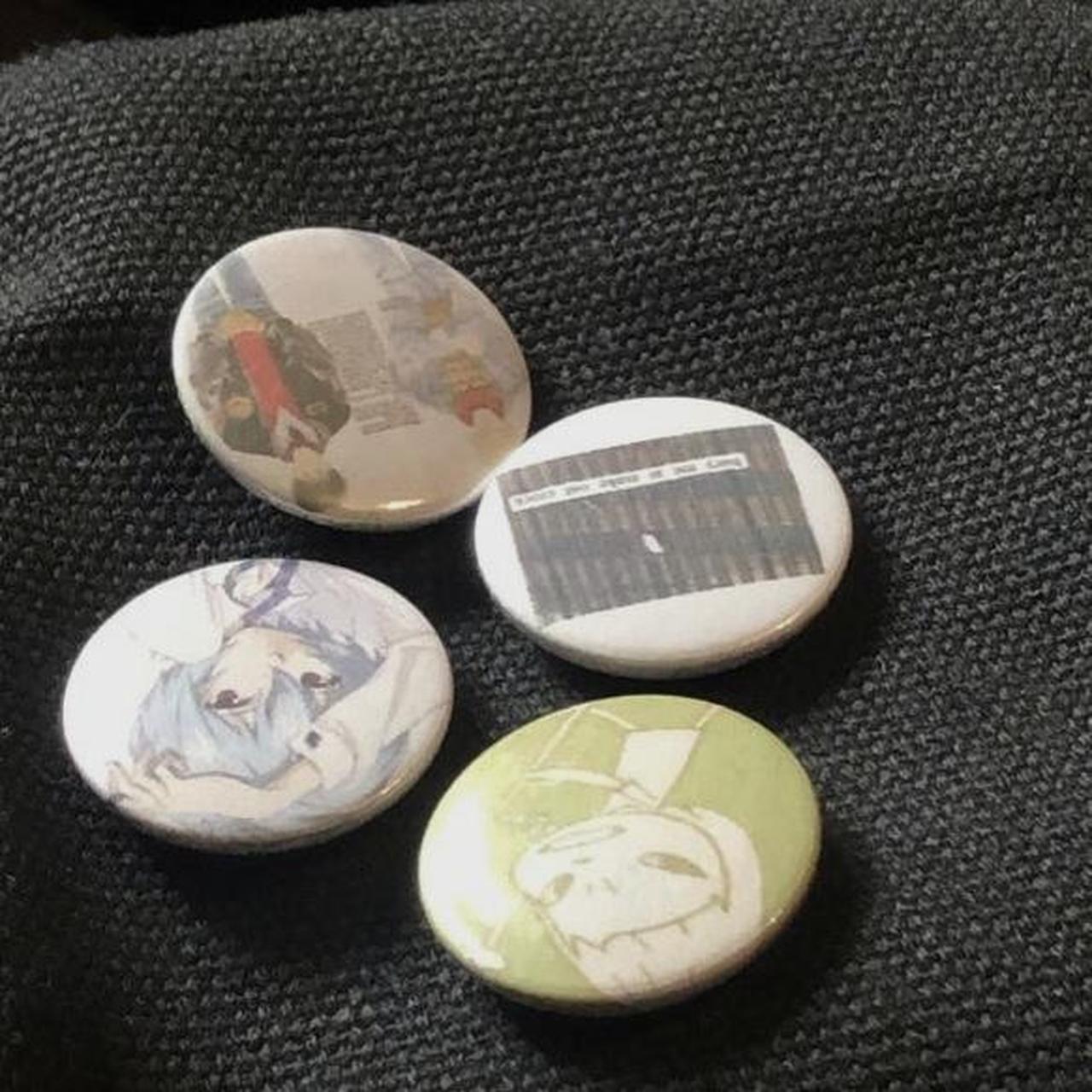 all 3 rei pins perfect blue @hmrha - Depop