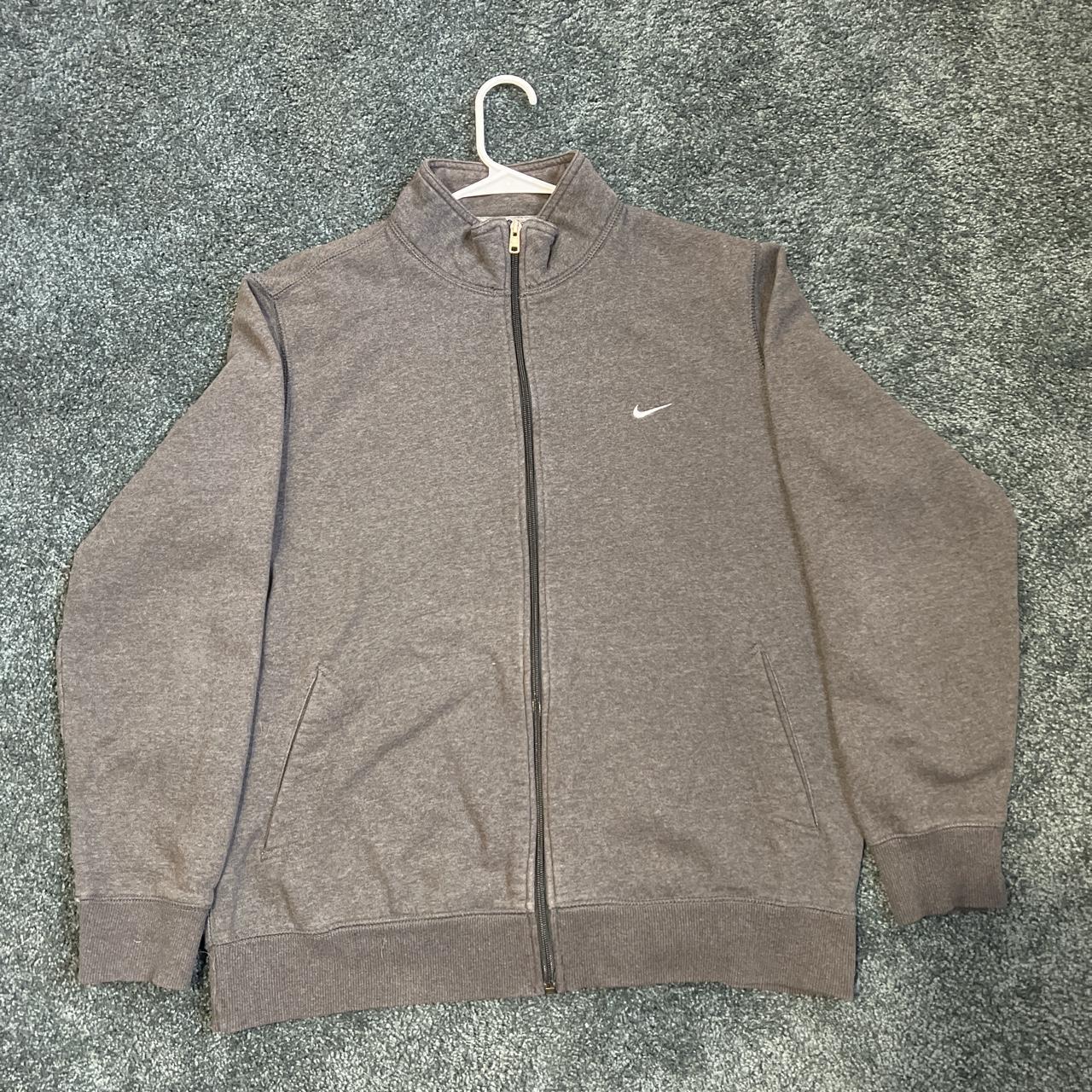 Nike zip up jacket vintage great condition size... - Depop